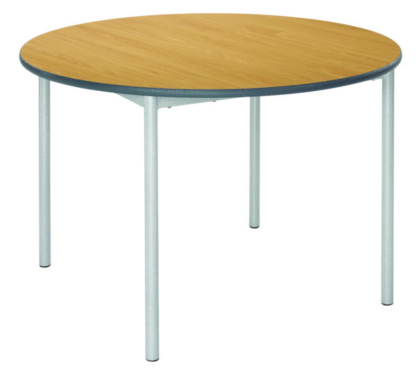 Fully Welded 1000mm Circular Tables - Rounded MDF Edge