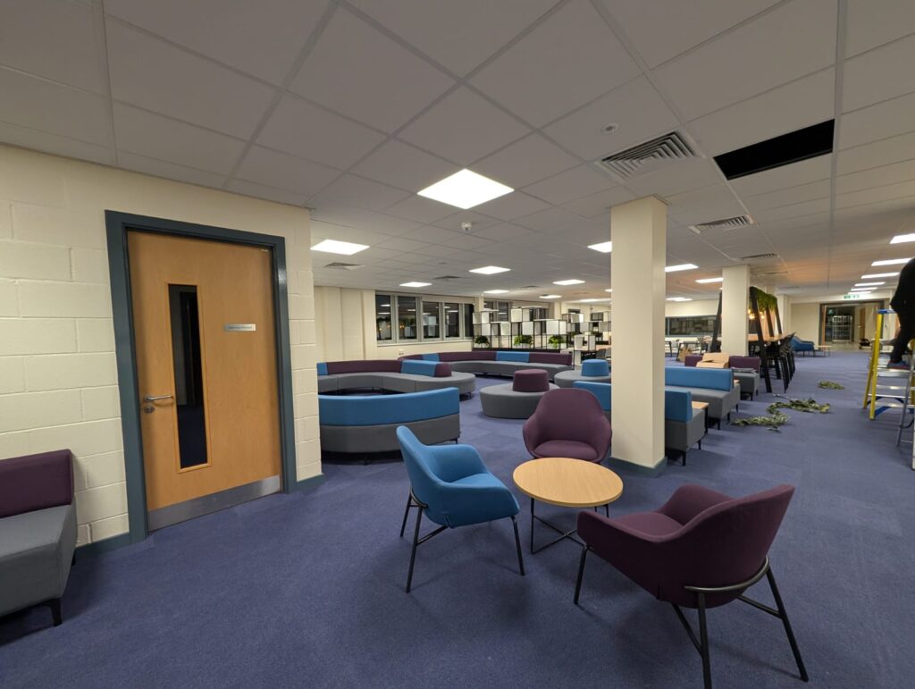 Sixth Form Common Room Fit-Out | The King’s School Macclesfield